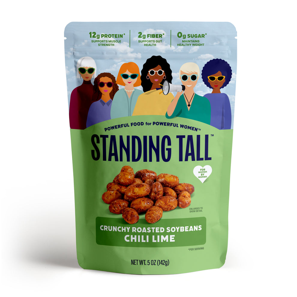 Chili Lime Soybean Snacks | Protein for Menopause | Standing Tall – STF