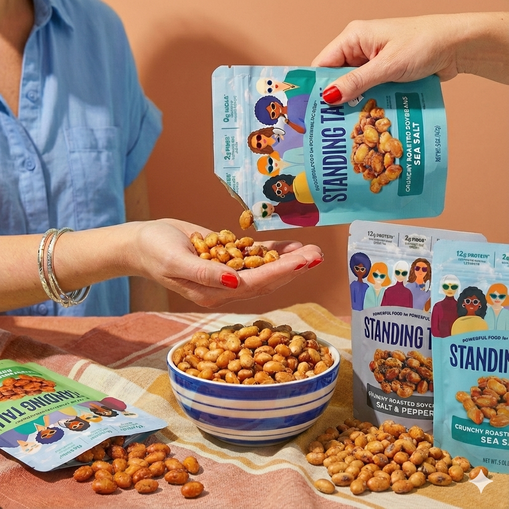 Standing Tall Foods | Bold Soybean Snacks for Menopause Wellness
