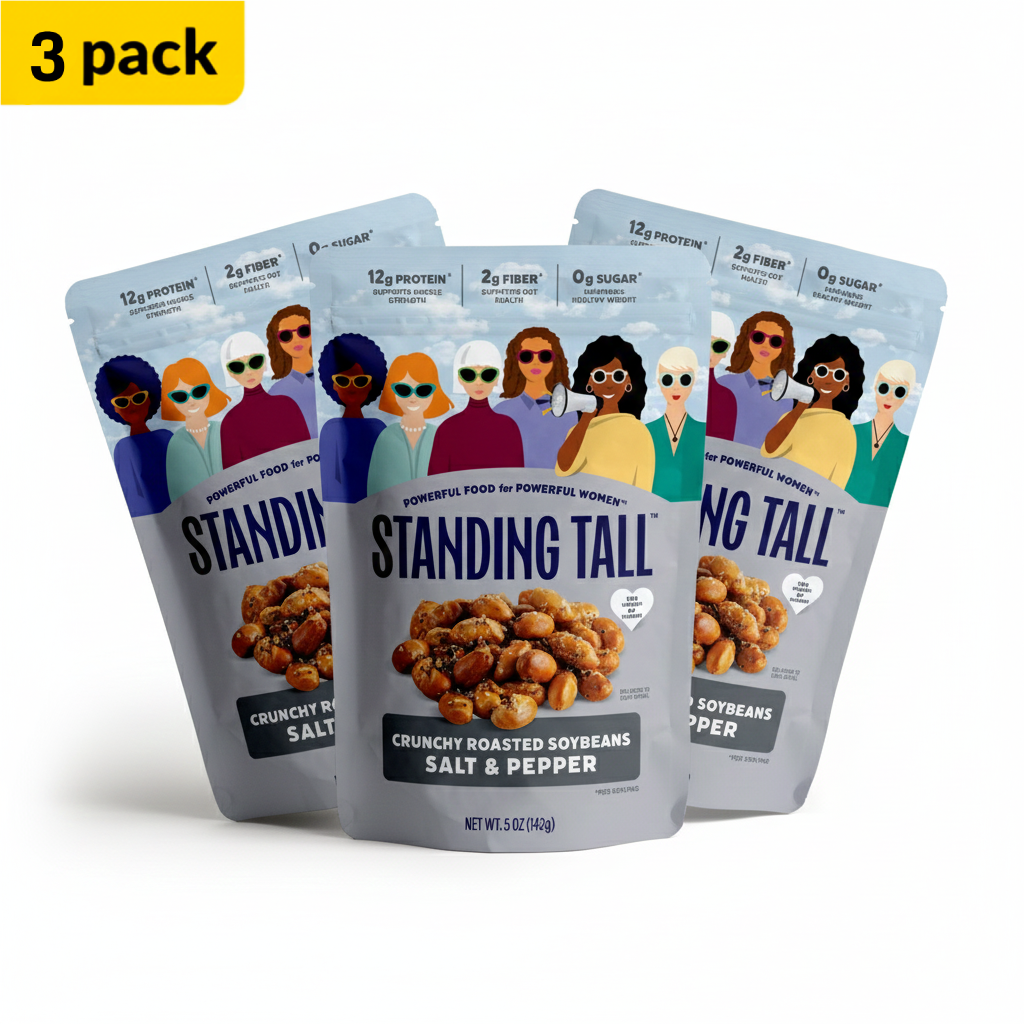 Standing Tall - Salt & Pepper 3-Pack Soybean Snacks